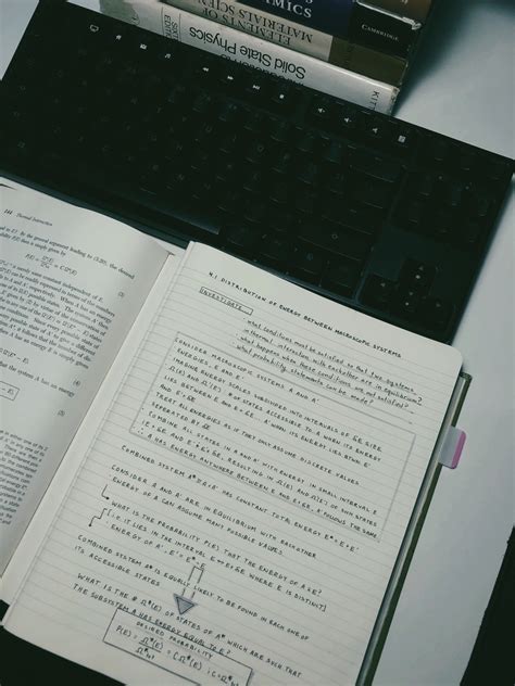 Sara 22 Physics — Statistical Physics Notes In A Desperate