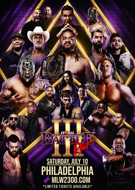 Mlw Announces Full Details On The Battle Riot Iii Match