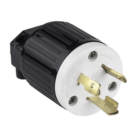Enerlites Nema L6 20p Locking Plug Connector For Generator Twist Lock