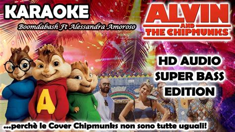 Karaoke Alvin And Chipmunks Hd 8d Cover Boomdabash Ft Alessandra
