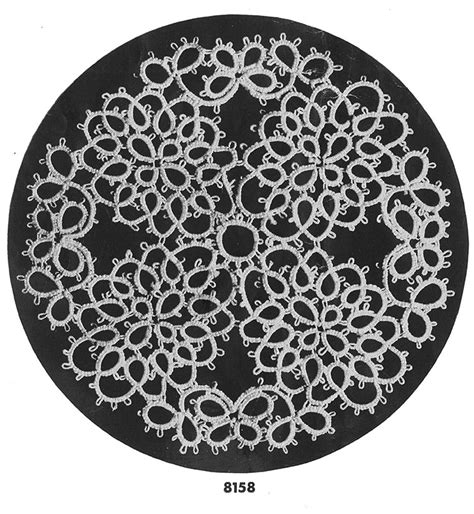 Tatting Doily Pattern 8158 Crochet Patterns