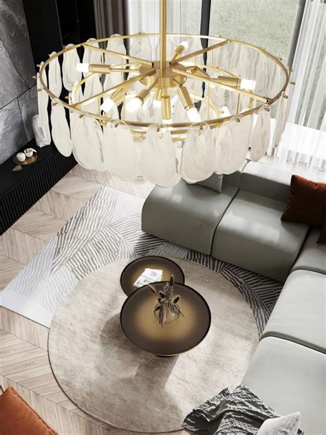 Round Cloud Glass Pendant Light Vakkerlight