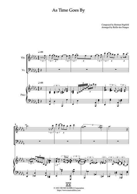 As Time Goes By Sheet
