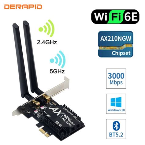 Wi Fi 6e Intel Ax210 2 4gbps Wireless Wifi6 Card A Vicedeal