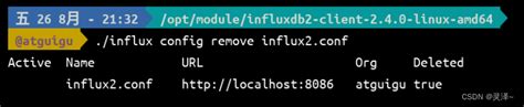 （十）使用influx命令行工具influx Cli Csdn博客