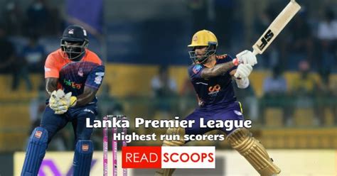 Lanka Premier League Lpl Most Runs List Read Scoops