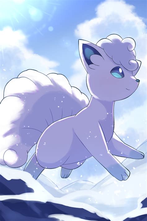 Alolan Vulpix Pokemon Drawn By Rumine Yoshi Danbooru