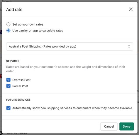 Shopify Settings Addition