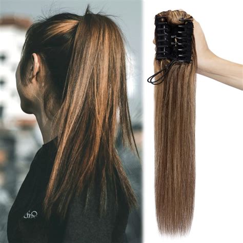 My Lady Ponytail Extension Human Hair Claw Clip In