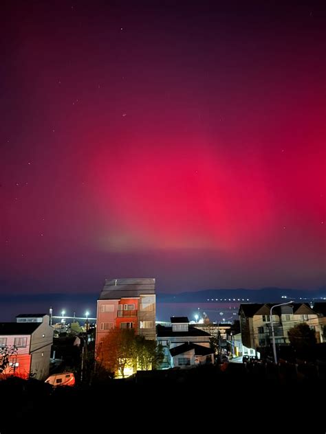 Aurora Austral en Ushuaia Testigo del Primer Espectáculo de Luces del