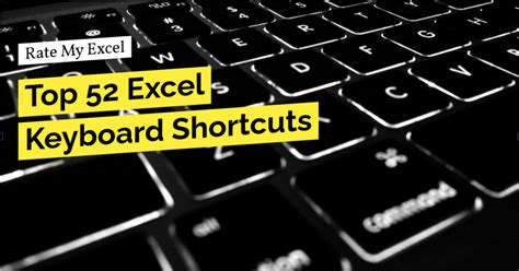 Top Excel Keyboard Shortcuts