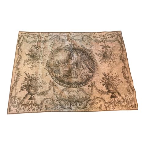 Neoclassical Aubusson Style Tapestry After François Boucher Chairish