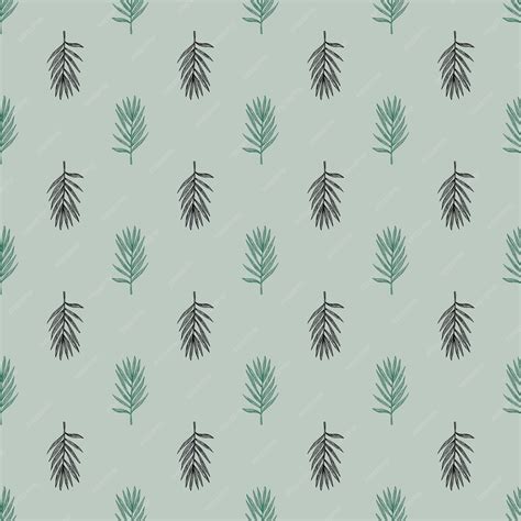 야자수 잎 원활한 패턴 열 대 지점 조각 스타일 손으로 그린 직물 벽지 섬유 인쇄 포장지 벡터 일러스트 레이 션에 대 한 질감 프리미엄 벡터