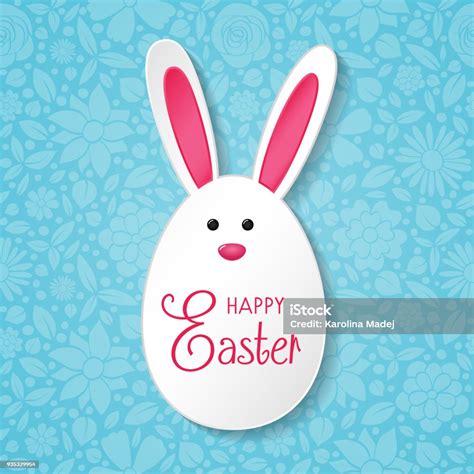 소원과 재미 있는 토끼와 부활절 포스터입니다 벡터입니다 0명에 대한 스톡 벡터 아트 및 기타 이미지 0명 3차원 형태 개념 Istock