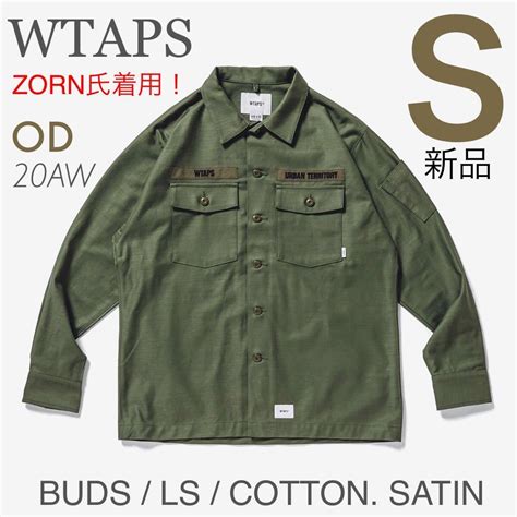 代購代標第一品牌樂淘letao新品未使用 ZORN着 20AW WTAPS BUDS LS COTTON SATIN OLIVE