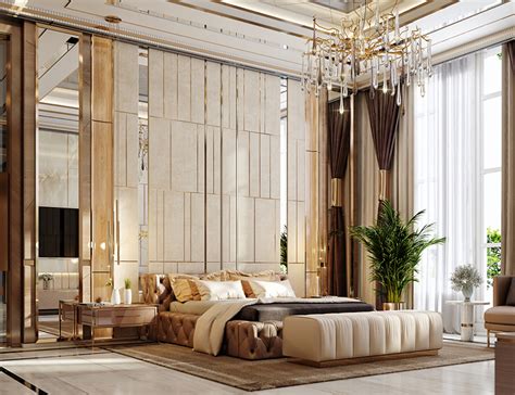 Laxury Master Bedroom Spazio Interior Dubai