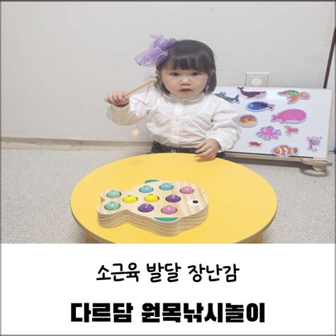 다르담 원목낚시놀이 하며 소근육발달 인지 키워요 네이버 블로그