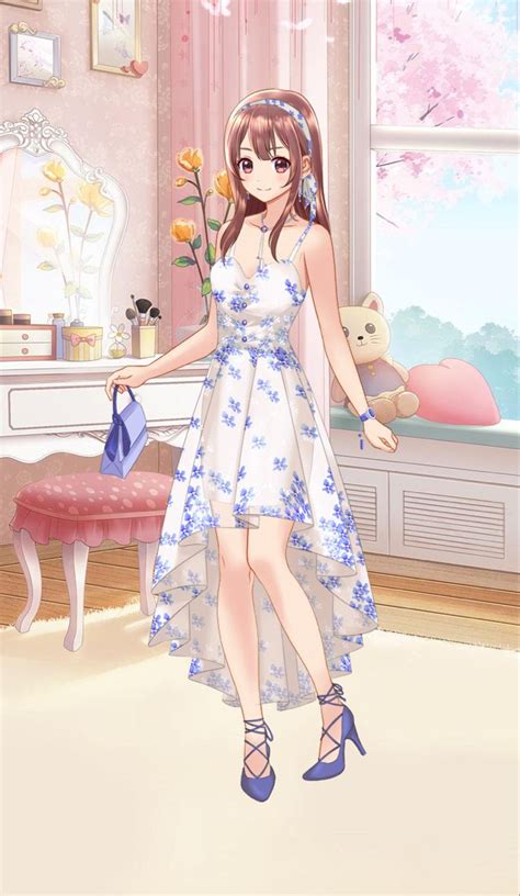 Anime Girl Wearing A Dress