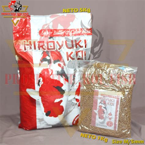 Pakan Koi Hiroyuki Super Bulky Dan Collor Max Size M Mm KG Makan Ikan Koi Tinggi Protein
