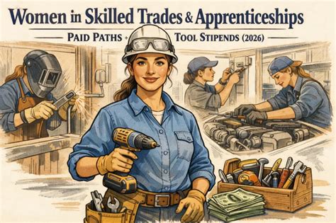 Women In Skilled Trades And Apprenticeships — Paid Paths Tool Stipends