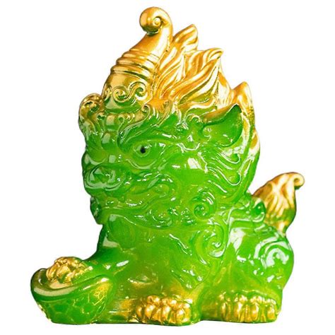 Kylin Figurine Chinese Kylin Decoration Antique Animals Sculpture Kylin