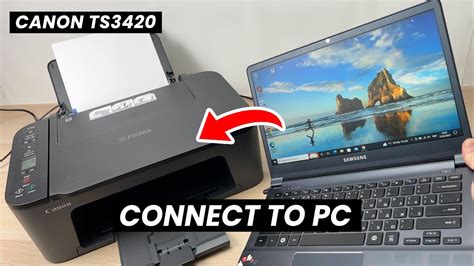 Canon Pixma Ts3420 Printer How To Connect To Pc Computer Wi Fi Setup