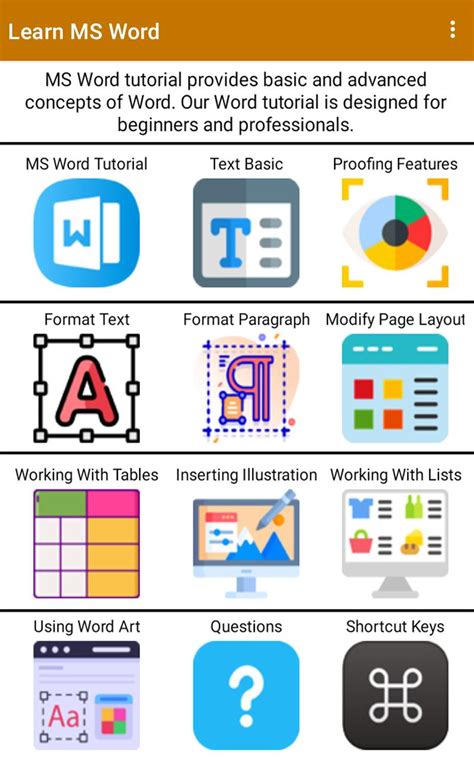 Learn Ms Word Apk For Android Download