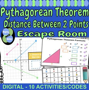 Distance Between 2 Points On The Coordinate With Pythagorean Theorem