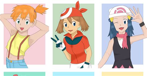 ポケモン 歴代アニポケヒロイン 禮理とあのイラスト Pixiv