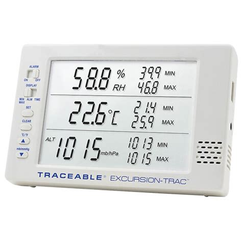 Fisherbrand Traceable Excursion Trac Data Logging Thermohygrometers
