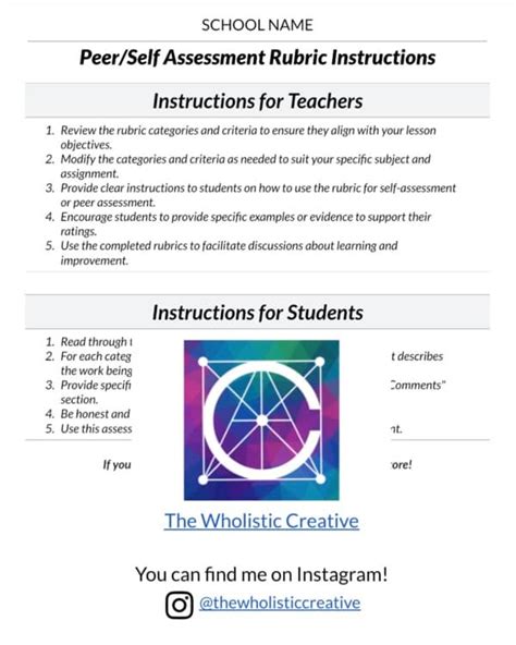 Assessment Toolkit By The Wholistic Creative Tpt