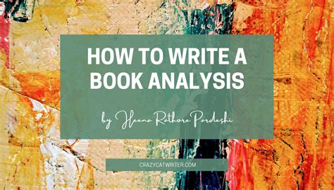 How To Write A Book Analysis Verbatik Media