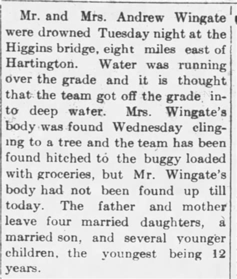Andrew Wingate 1856 1909 Find A Grave Memorial