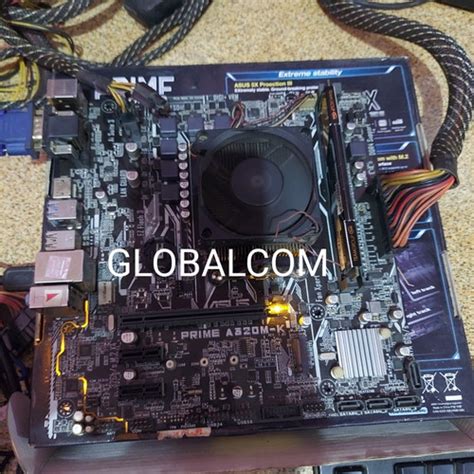 Jual Mobo Asus Prime A320m K Socket Am4 Support Ddr4 Mentok Stuck Logo Kota Solok