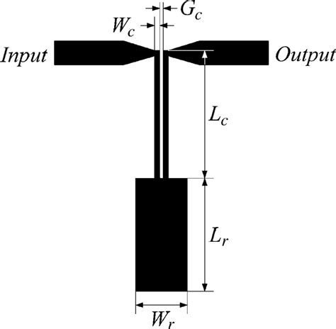 Geometry Of The Wideband Bandstop Microstrip Filter 34 Download