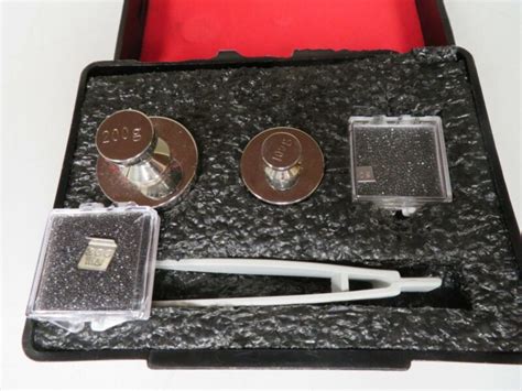 Troemner 4 Piece Weight Set Broken Case Nb18 Bullseye Calibration