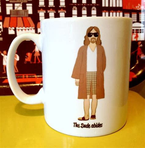 The Big Lebowski The Dude Drawing Illustration Mug Etsy