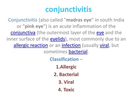 Conjunctivitis Ppt