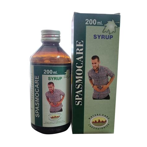 200ml Spasmocare Ayurvedic Digestive Syrup For Clinical Packaging