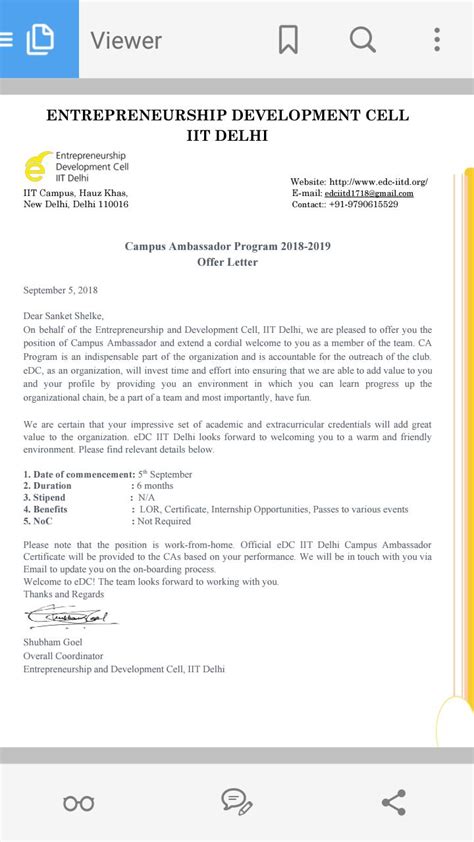 Sanket Shelke On Linkedin Campus Ambassador Iit