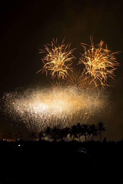 Fireworks Exploding Stock Image Colourbox