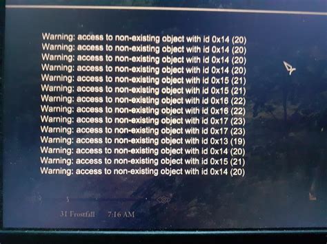 Weird Console Messages R Wildlander