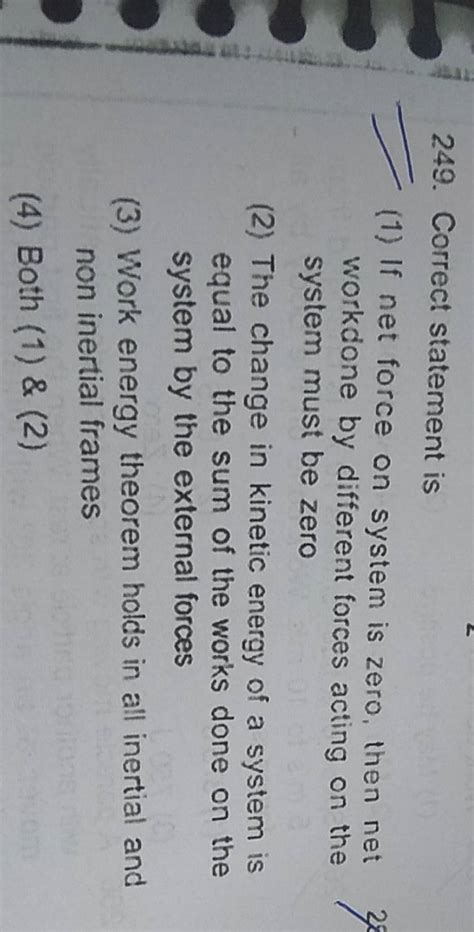 Correct Statement Is Filo