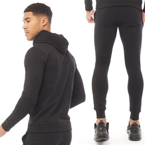 Dfnd London Herren Core Jogginganzug Schwarz