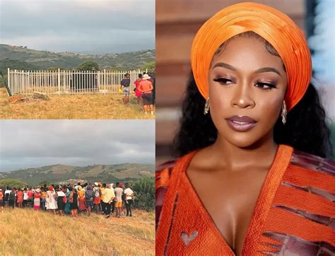Chaos At Gravesite As Actress Nomzamo Mbatha And Her Team Invade Queen