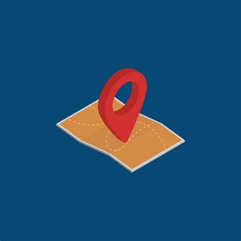 premium vector 3d vector map icon