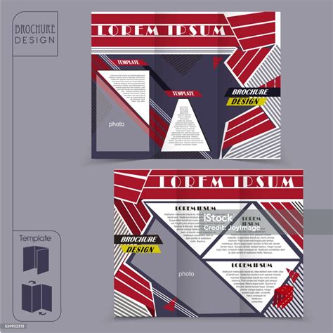 현대적이다 트라이폴드 형판 비즈니스 광고 컨셉입니다 브로슈 0명에 대한 스톡 벡터 아트 및 기타 이미지 0명 3단 브로슈어 광고 Istock