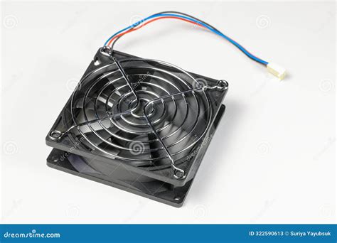 Computer Cooler Isolated On White Background Big Powerful New Device