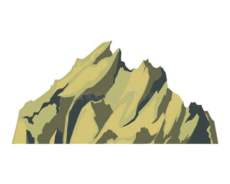 Colored Mountain Image Stock Vector Illustration Of Geology 273116180