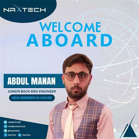 Muhammad Sajjad On Linkedin Welcome Aboard Newmember Reactnative House Naxtechpk Senioryear